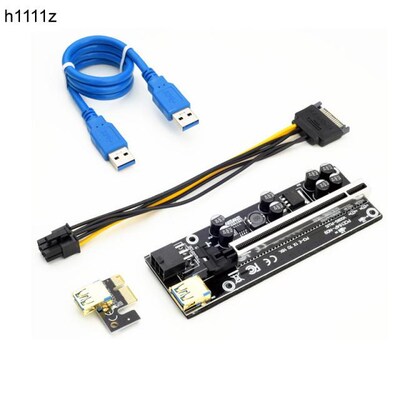 1 To 10pcs VER009 USB3.0 PCI-E Riser VER 009S PLUS Express 1