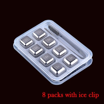 SSGP Wine Whiskey Stones Chiller Ice Stone 304 Stainless Ste