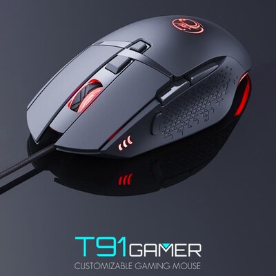 Gaming Ergonomic Mouse USB Wired Luminous 7200 DPI Adjustabl