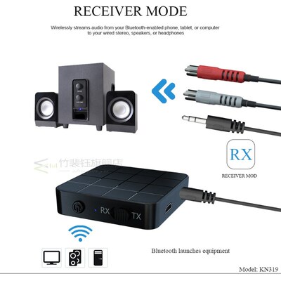 Bluetooth 5.0 Audio Receiver Transmitter AX RCA 3.5MM 3.5 Ja