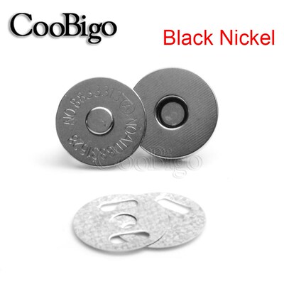 10set Metal 14mm 18mm Magnetic Snap Fasteners Clasps Buttons