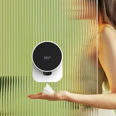Wall-mounted Automatic Soap Dispenser Smart Foam Machine LED