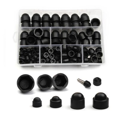 145Pcs Hex Nut Cover Dome Protective M4/M5/M6/M8/M10/M12  Sc