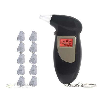 Alcohol Breath Tester with 11 mouthpieces  Breathalyzer yzer