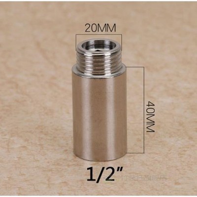 Stainless steel pipe coupler 1/2