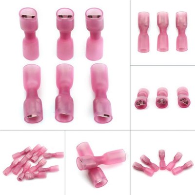 10Pcs/Set Female Insulated Spade Crimp Terminal 3 Sizes Elec