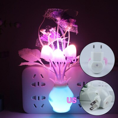 Bedroom Decoration Lamp LED Night Lights Romantic Flower Sen