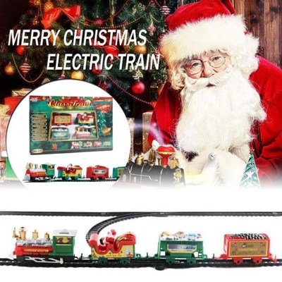 Christmas Electric Rail Car Train Toy Children's Electric To