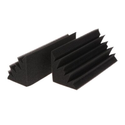 4pcs Corner Bass Trap Acoustic Soundproofing Polyurethane Fo