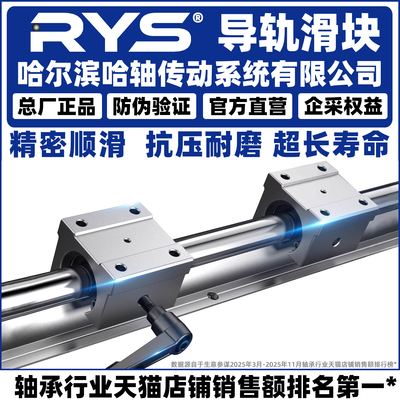RYS 直线导轨滑块滑轨套装 SBR 12 16 20 25 30 35 40 50