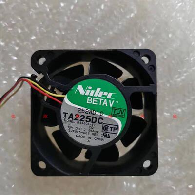 原装NidecB34605-57602512V0.58A6CM双滚珠大风量机箱风扇
