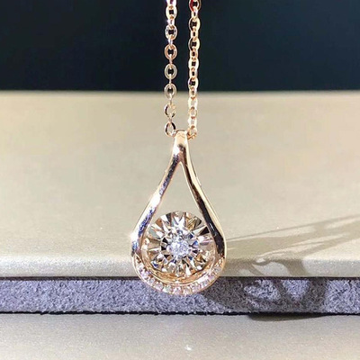 French Water Drop Necklace Temperament Simple Versatile