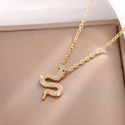 Transferring Rich Snake Necklace Women's Light Luxury Niche