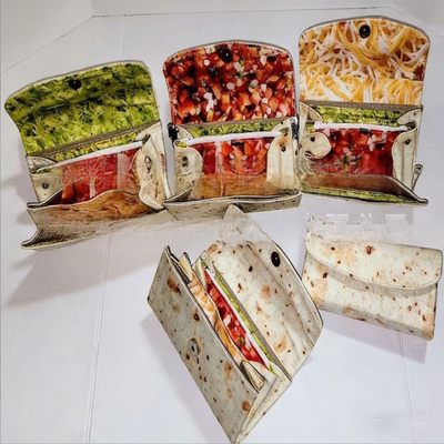 个性创意三明治卷饼钱包