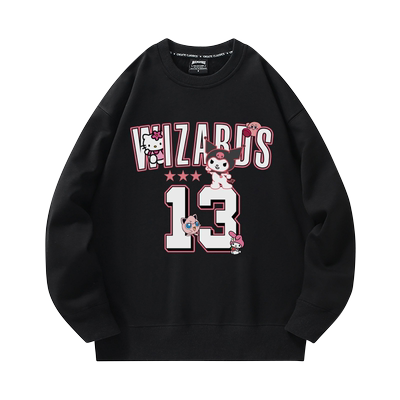 末威美式复古圆领卫衣