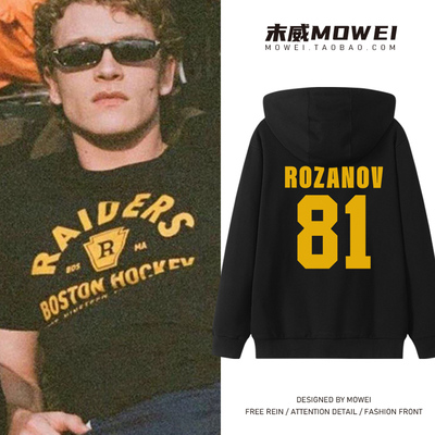 巅峰对决Heated Rivalry周边连帽卫衣男美式休闲训练外套潮流秋冬