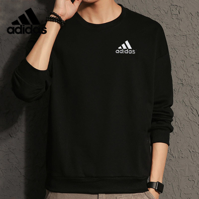 阿迪达斯男装运动休闲圆领卫衣