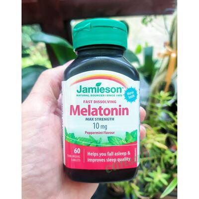GWU代购 速加拿大Jamies营on健6美生褪黑素养含片溶型10mg 0粒薄