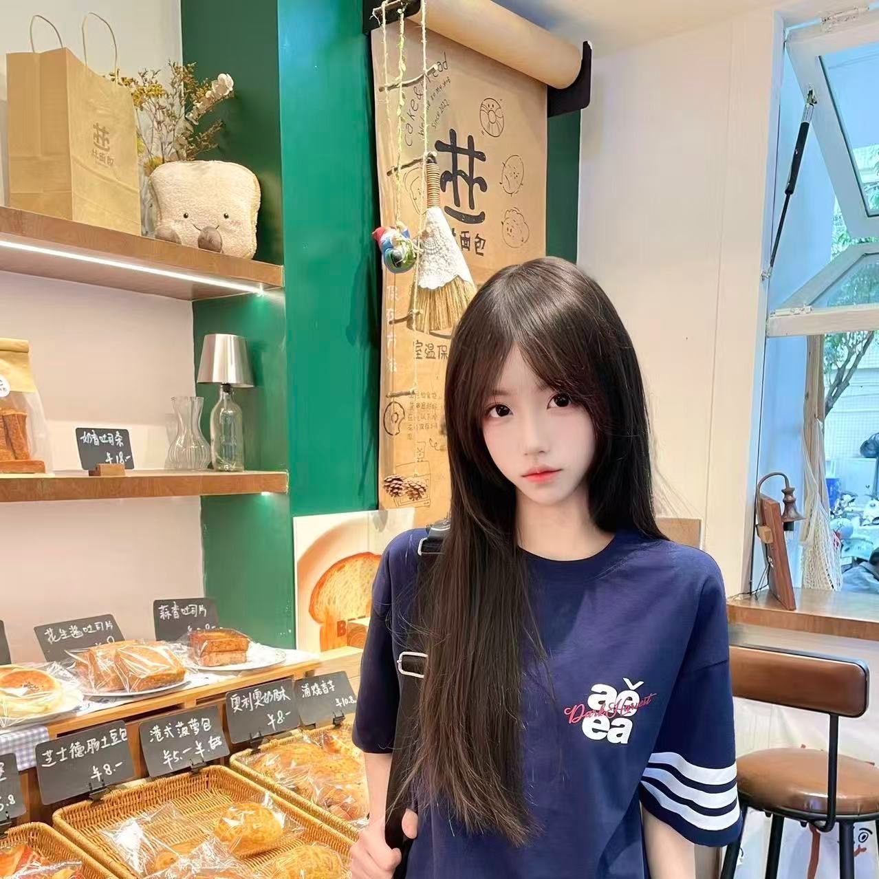 2026夏季刺绣印花内里铺布纯棉230克精梳紧密短袖t恤女