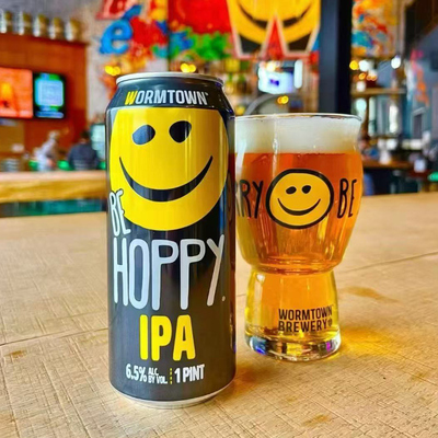 蠕虫小镇 爆汁 开心  丝滑美国进口精酿啤酒473mL