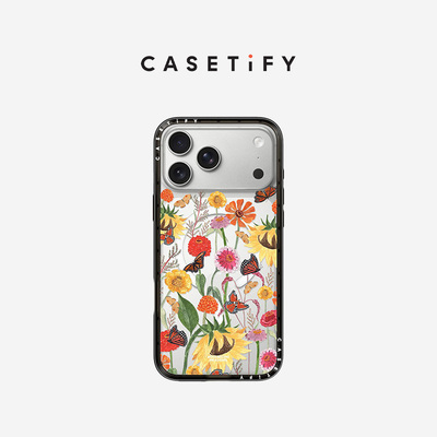 CASETiFY Boccaccini Meadows系列 向日葵花园 适用于苹果iPhone17ProMax/17Pro/16ProMax/16Pro纤巧手机壳