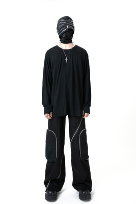 ACYCLIC长袖暗黑先锋青少年拼接