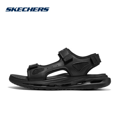 Skechers斯凯奇2026夏男士魔术贴轻便沙滩鞋运动鞋户外凉鞋211371
