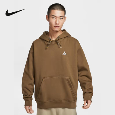 NIKE耐克加绒卫衣男冬新款ACG图案户外运动连帽套头衫IM9347-235