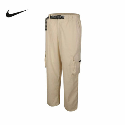 Nike耐克SB男裤子梭织透气宽松直筒运动长裤多袋工装裤FV7348-229
