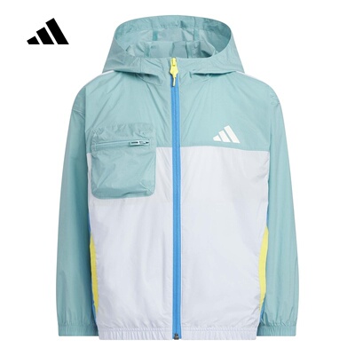 阿迪达斯 （adidas）|（新品）2026夏男小童梭织夹克 KH0264