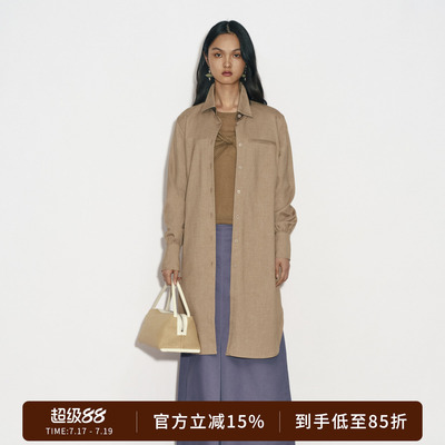 CREMAISH单排衬衫裙休闲百搭
