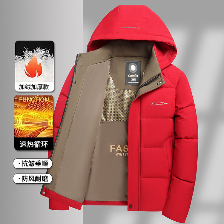 男士加厚冬棉衣冬装外套中老年棉衣服中青年人冬季爸爸装保暖上衣