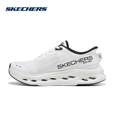 Skechers斯凯奇秋新款男士休闲运动风防滑缓震跑步鞋 220421/WBK