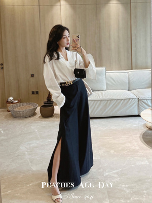 独家千金大牌气质西装裤