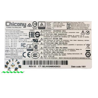 全新适用惠普ML110 G9 服务器电源S14-350P1A 791705-001 350W