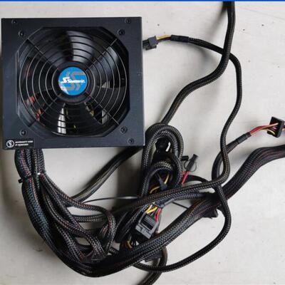 拆机海韵SEASONIC SS-620GB主动PFC额定620w宽幅静音台式电脑电源