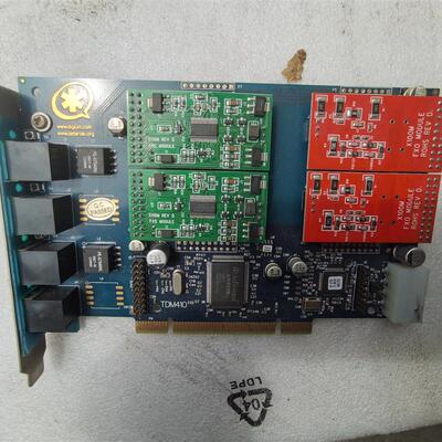 原装WILDCARD TDM410P 四线模拟语音卡 4口语音卡 S110M X100M