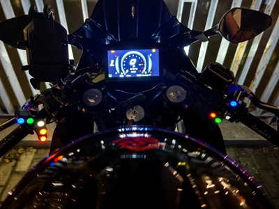 赛科龙rc401糖豆开关 糖豆发光开关 rc401改装手把糖豆赛道开关