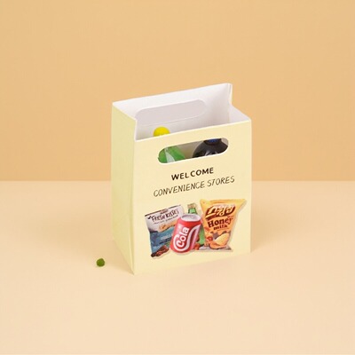 仿真迷你购物袋娃娃屋小配件