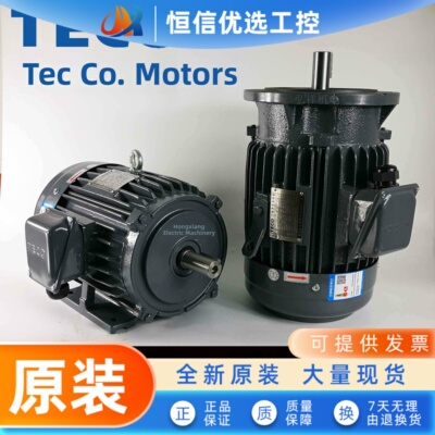 台湾TECO东元电机7.5KW 10HP制动刹车电机TEGH132M 立AEVF卧AEEF