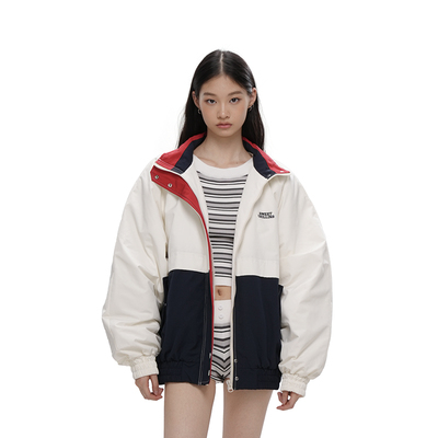 SweetChilling25早秋美高运动风绗棉夹克保暖棉服