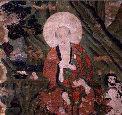 清 唐卡《佛罗汉Arhat (Buddhist Elder)16 Elders Pantaka》高清