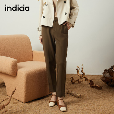 theindiciaD4D207KZ315专柜正品标记女装休闲时尚长裤吊牌价569