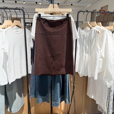 indiciaF2C4QZ489F专柜正品标记女装简约知性优雅包臀半裙吊牌689