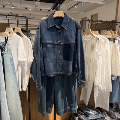 indiciaF2C4WT461F专柜正品标记女装慵懒风牛仔外套吊牌价989