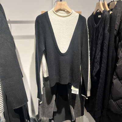 Indicia6A401MS041N专柜正品标记女装春假两件针织上衣吊牌价639