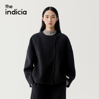 indiciaF2D5DY601C专柜正品标记女装气质时尚大衣吊牌价1589