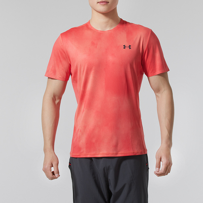 UA安德玛男运动短袖快干透气圆领T恤户外跑步训练半袖1383669