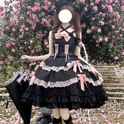 【珍珠小姐】现货吊带连衣裙