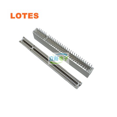 LOTES APCI0123-K004F 电脑主板显卡插槽 PCI 120PIN 白色连接器